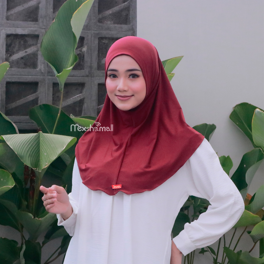 Jual Hijab Instan Zaida Non Ped - Jilbab Bergo Instan Malay Tanpa Ped Jersey Premium | Shopee ...