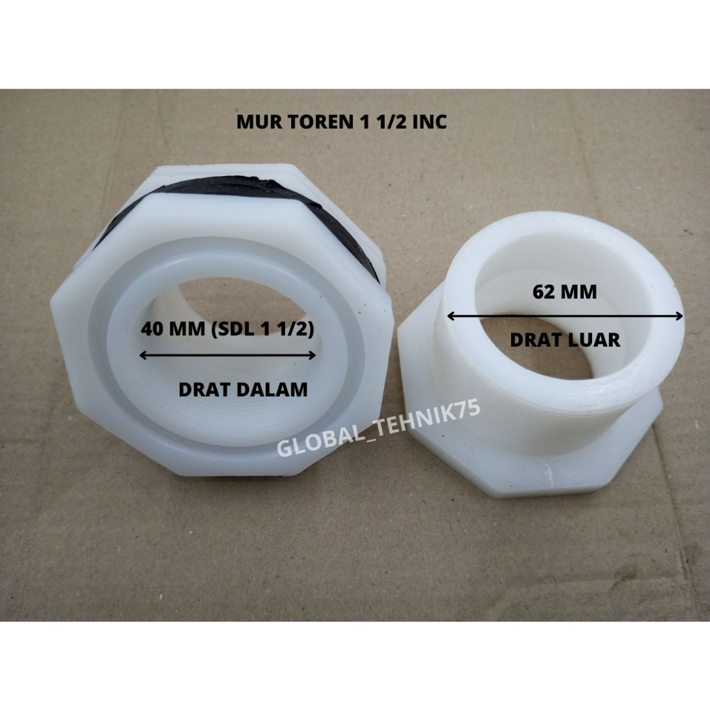 Jual DRAT MUR Toren Tangki Air tandon 1 1/2 Inchi Vault Ring Bak Air ...