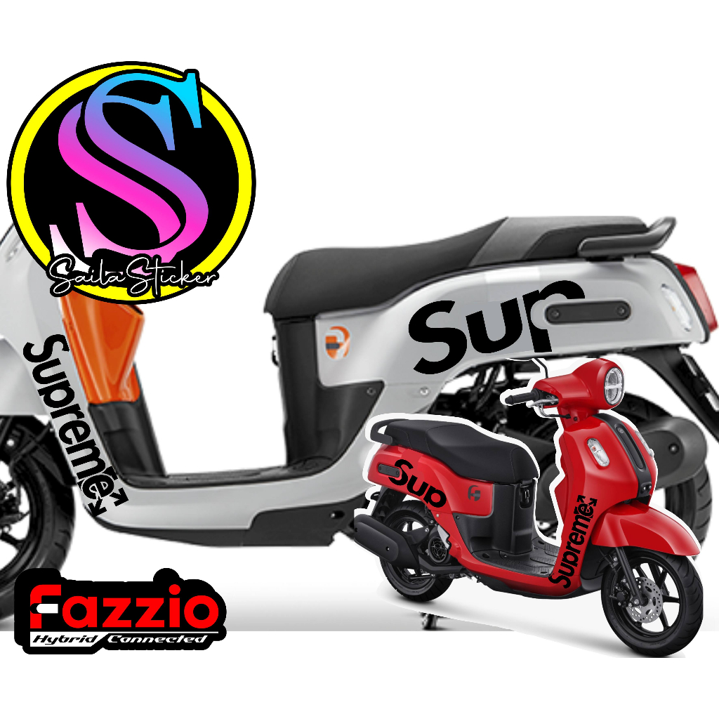 Jual 179/STICKER CUTTING/STICKER MOTOR/STRIPING FAZZIO SUPREME/STICKER ...