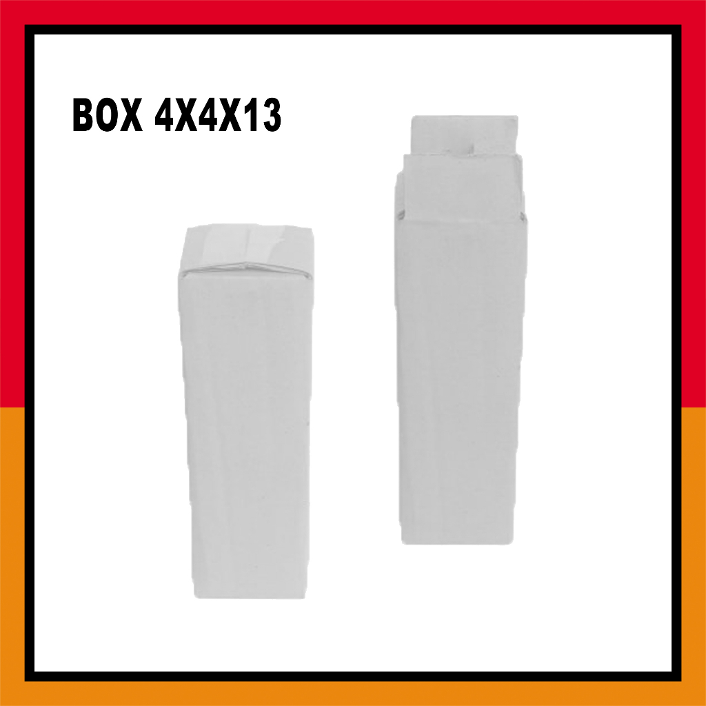 Jual PAKET 100pcs/ Box 4x4x13 Cm Kardus Parfum/Karton Polos/Packaging ...