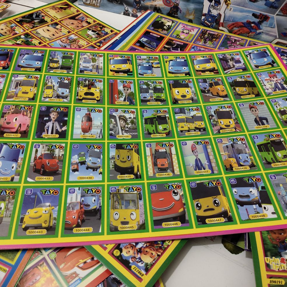Jual Grosir Gambaran Lembaran 50 Motif Kartu Gambaran Naruto Batu