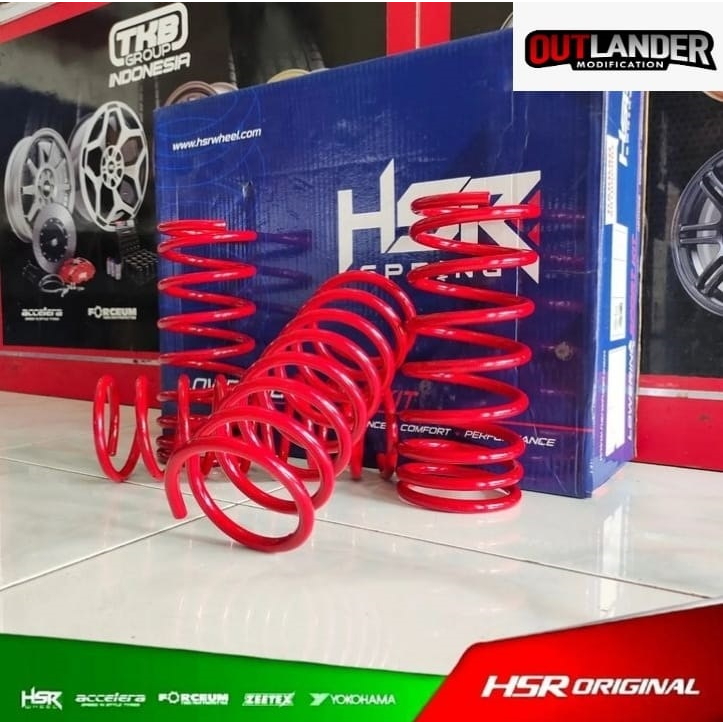 Jual PER MOBIL CEPER LOWERING KIT HSR RED MITSUBISHI PAJERO SPORT 2010 ...