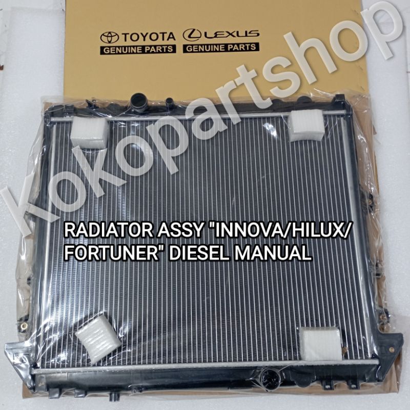 Jual RADIATOR ASSY HILUX VIGO / FORTUNER / INNOVA DIESEL 2KD MANUAL ...