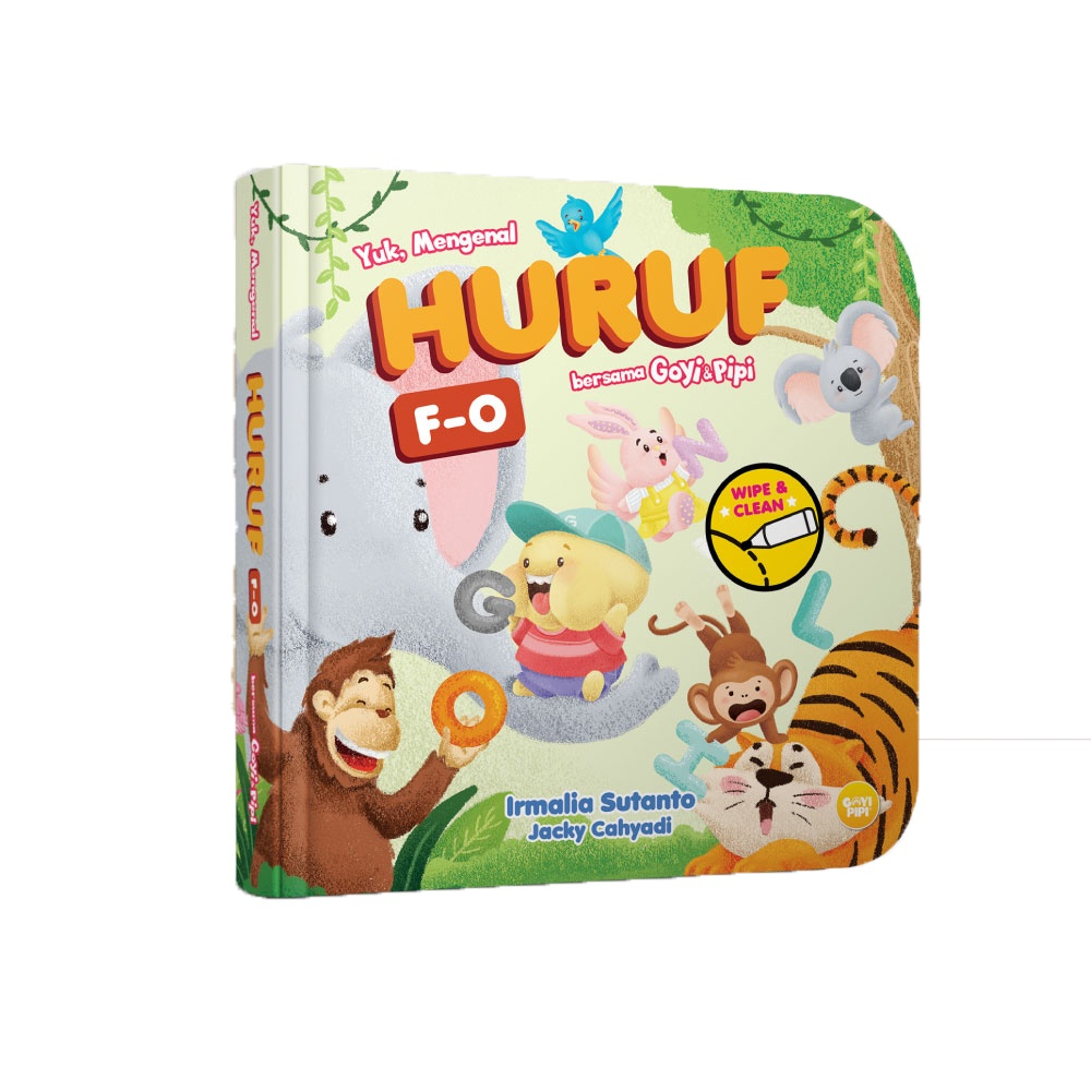 Jual [Mizan] Seri Goyi Pipi Yuk, Mengenal Huruf F-O bersama Goyi & Pipi ...