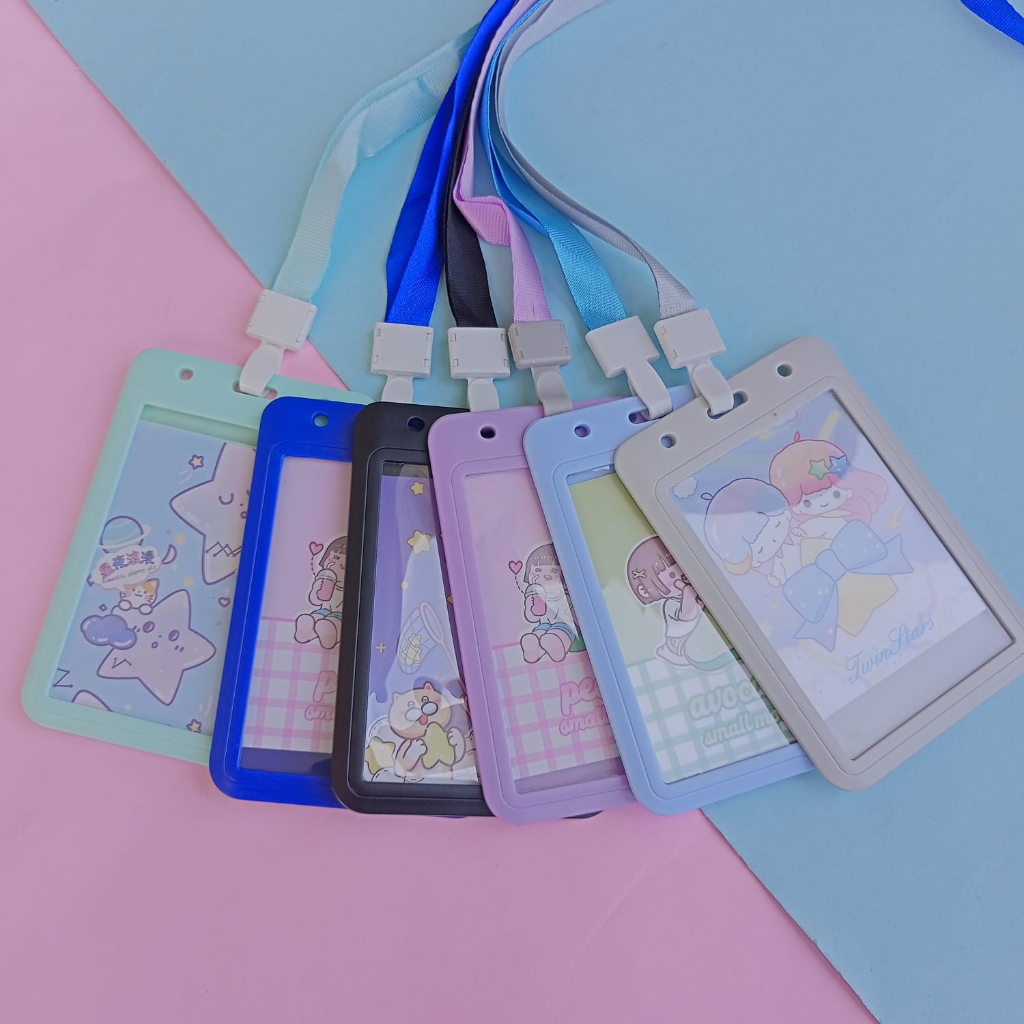 Jual LBH Id Card Kotak Besar/Tempat Kartu Nama/Id Card Karakter/Lanyard ...