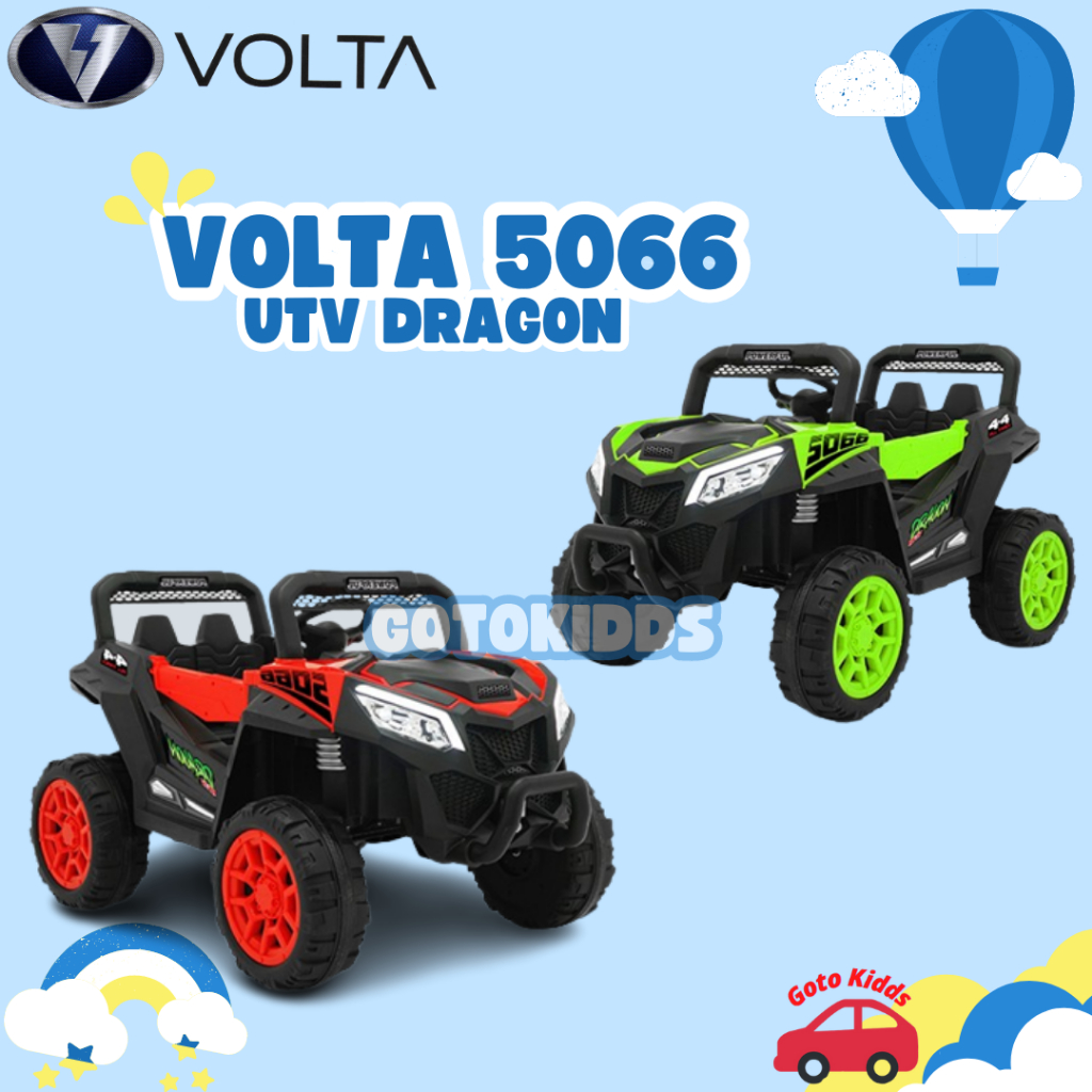 Jual Mainan Mobil Aki Volta 5066 UTV Dragon - Merah - Maenan Mobil ...