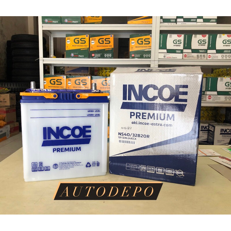 Jual AKI MOBIL INCOE PREMIUM NS40 (32AH) | Shopee Indonesia