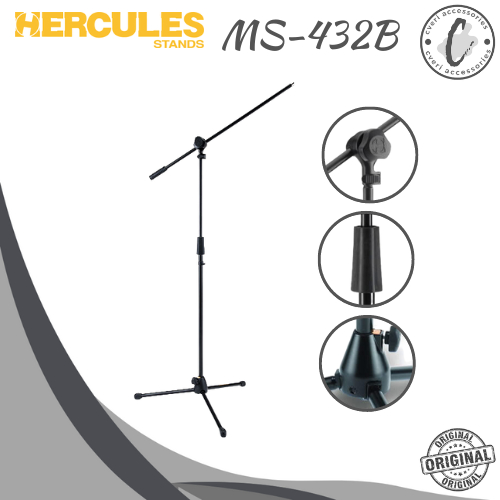 Jual Hercules MS432B Stand Microphone Original Hercules MS-432B ...
