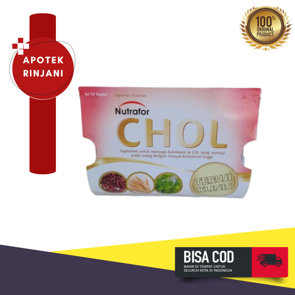 Jual NUTRAFOR CHOL SUPLEMEN MAKANAN 10 KAPSUL | Shopee Indonesia