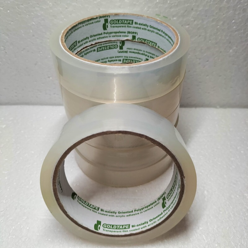 Jual Isolasi Gold Tape 1 inch 24 mm Murah Lakban OPP ( 1inch 24mm ...