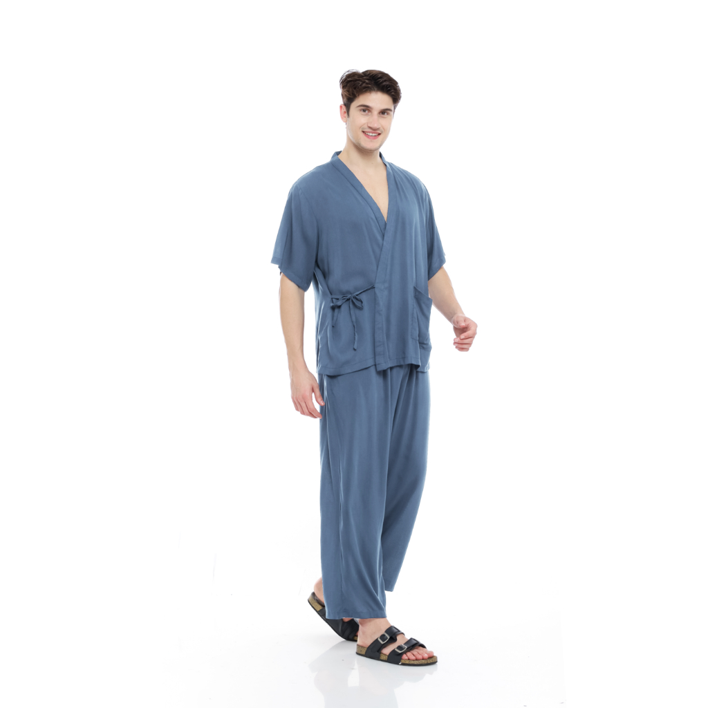 Jual SHIRO Men's Kimono Pajamas - Piyama Dewasa Pria / Baju Tidur Laki ...