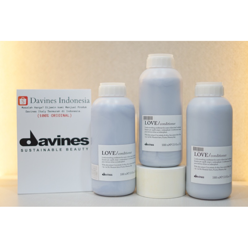 Jual Davines Love Smooth Conditioner [250Ml/1000Ml] | Shopee Indonesia