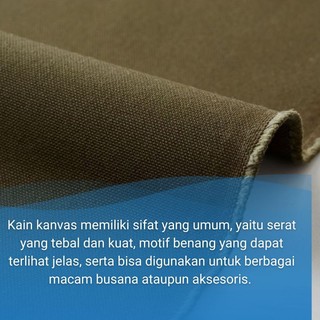 Jual Kain Canvas 12 Oz Bahan Celana Canvas Katun | Shopee Indonesia