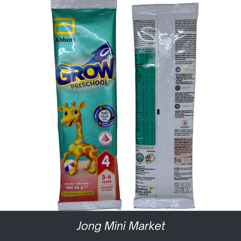 Jual (FOR FREE) Susu Abbott Grow Preschool 3-6 Years Stage 4 Milk ...