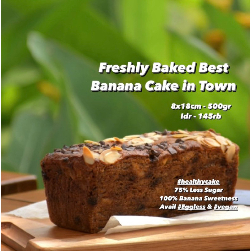 Jual Banana Cake Almond ChocoChips | Shopee Indonesia