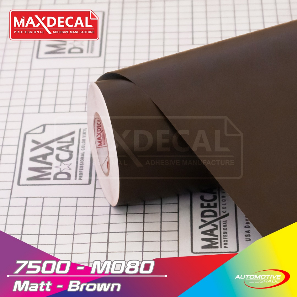 Jual Sticker Maxdecal 7500 M080 Matt Brown Coklat Doff permeter ...