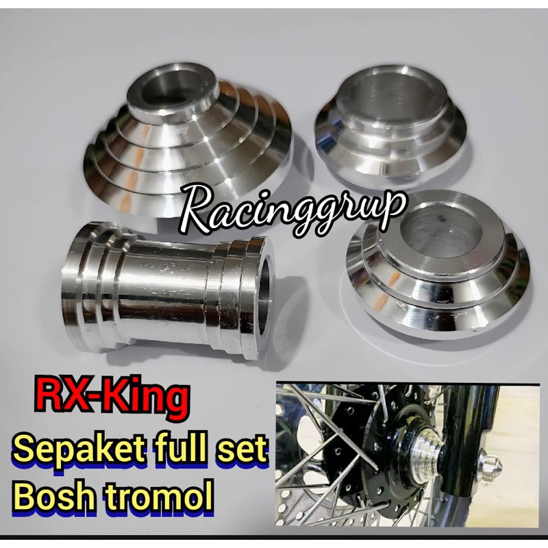 Jual BOS TROMOL BOS RODA RX KING SCORPIO REPRO 4 PCS DEPAN BELAKANG ...