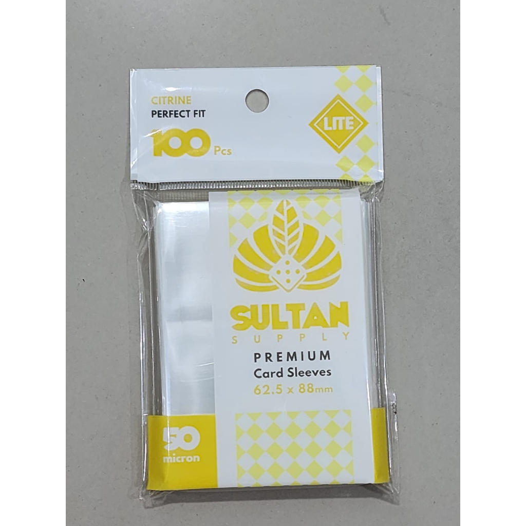 Jual Sleeve Card Sultan Citrine Size 62.5 x 88 mm | Shopee Indonesia