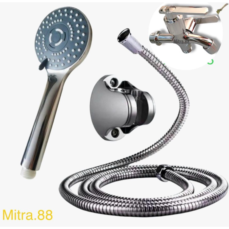 Jual Hand Shower Komplit Dengan Keran Cabang Minimalis | Shopee Indonesia