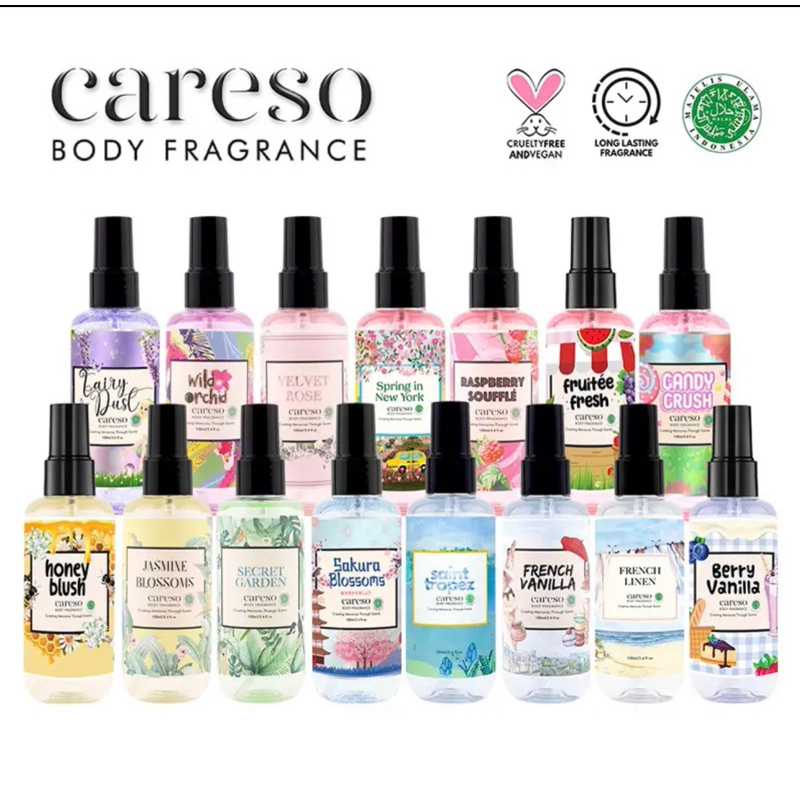 Jual CARESO BODY FRAGRANCE PARFUME Body Mist 100ml | Shopee Indonesia