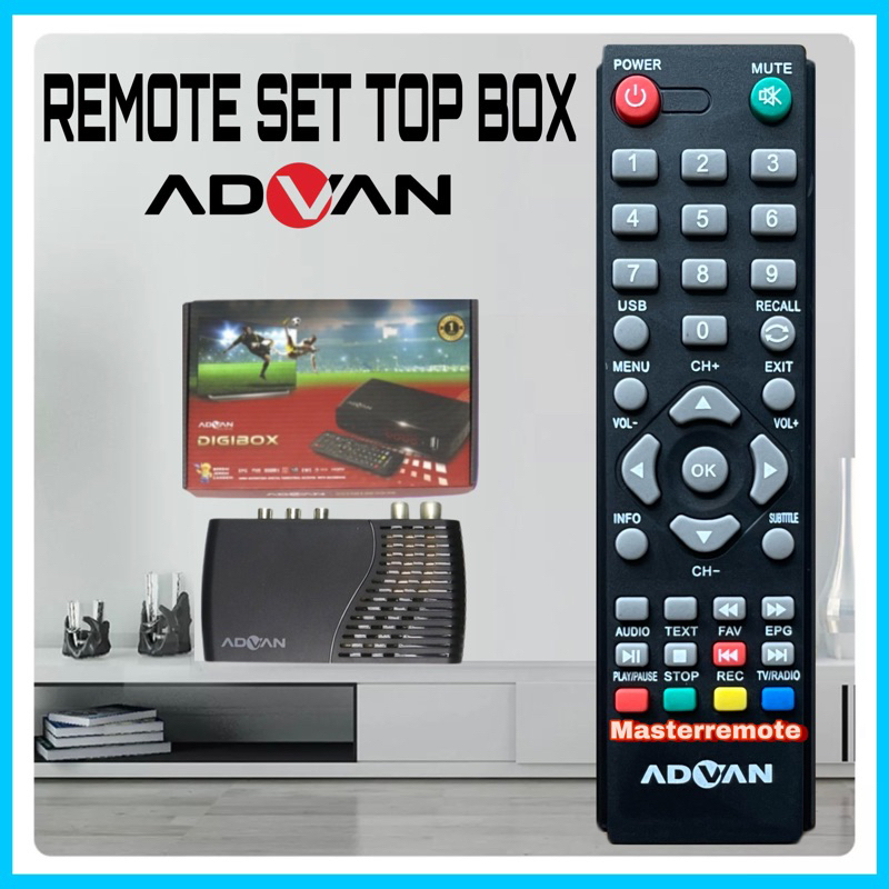 Jual REMOT REMOTE SET TOP BOX ADVAN | Shopee Indonesia
