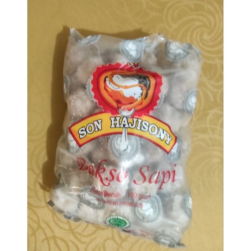 Jual Bakso Sony lampung bakso sapi bakso son hajisony 750gr FREE bumbu ...