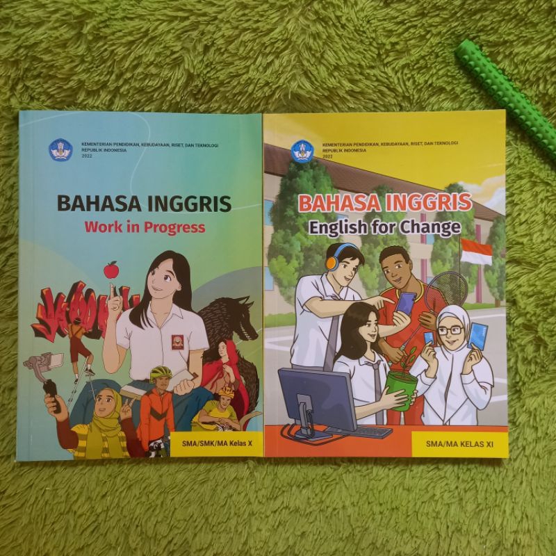Jual ORIGINAL BUKU BAHASA INGGRIS WORK IN PROGRESS ENGLISH FOR CHANGE KELAS 10 11 SMA SMK ...
