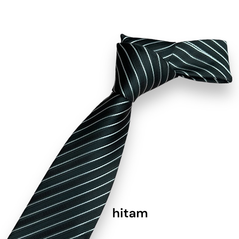 Jual NEXTLAND - Black Edition Dasi Hitam Dasi Pria Long Formal Wedding ...