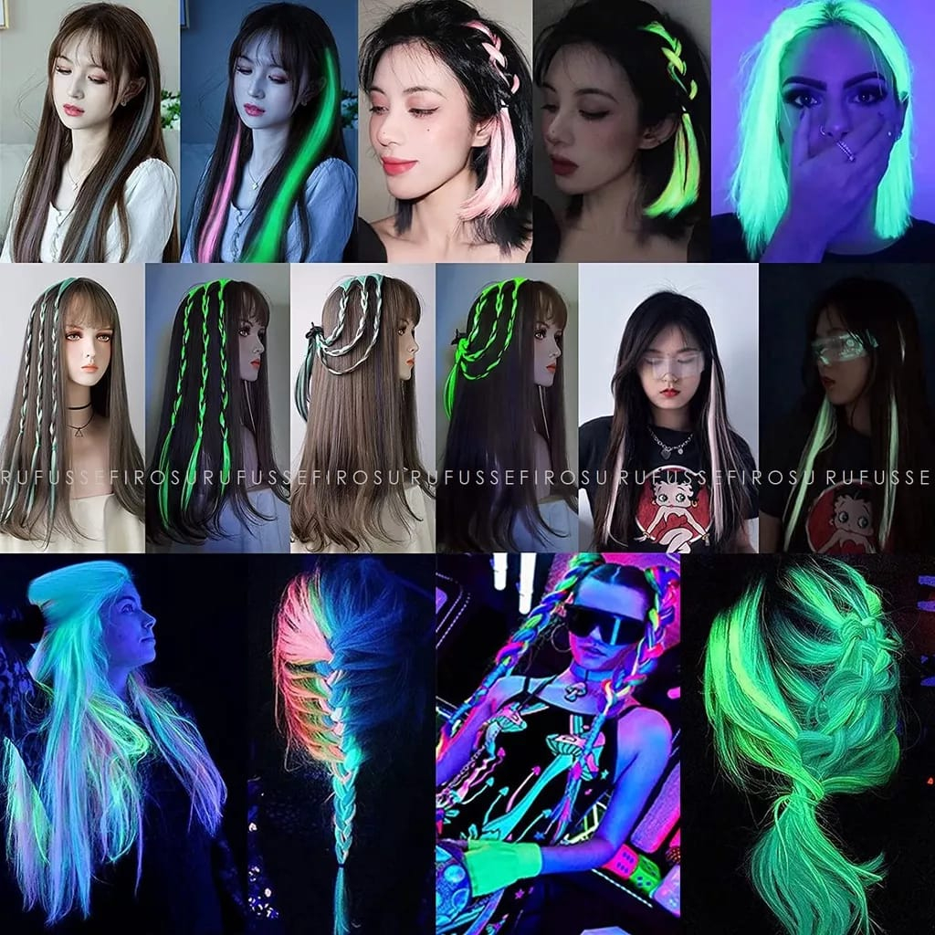 Jual hokiterus21 HAIRKLIP GLOW IN THE DARK hairclip glow in the dark ...