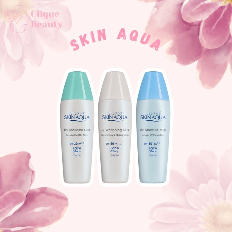 Jual Skin Aqua UV Whitening Milk SPF 50 PA++++ 40gr / UV Moisture Milk SPF 50+ PA+++ / UV ...