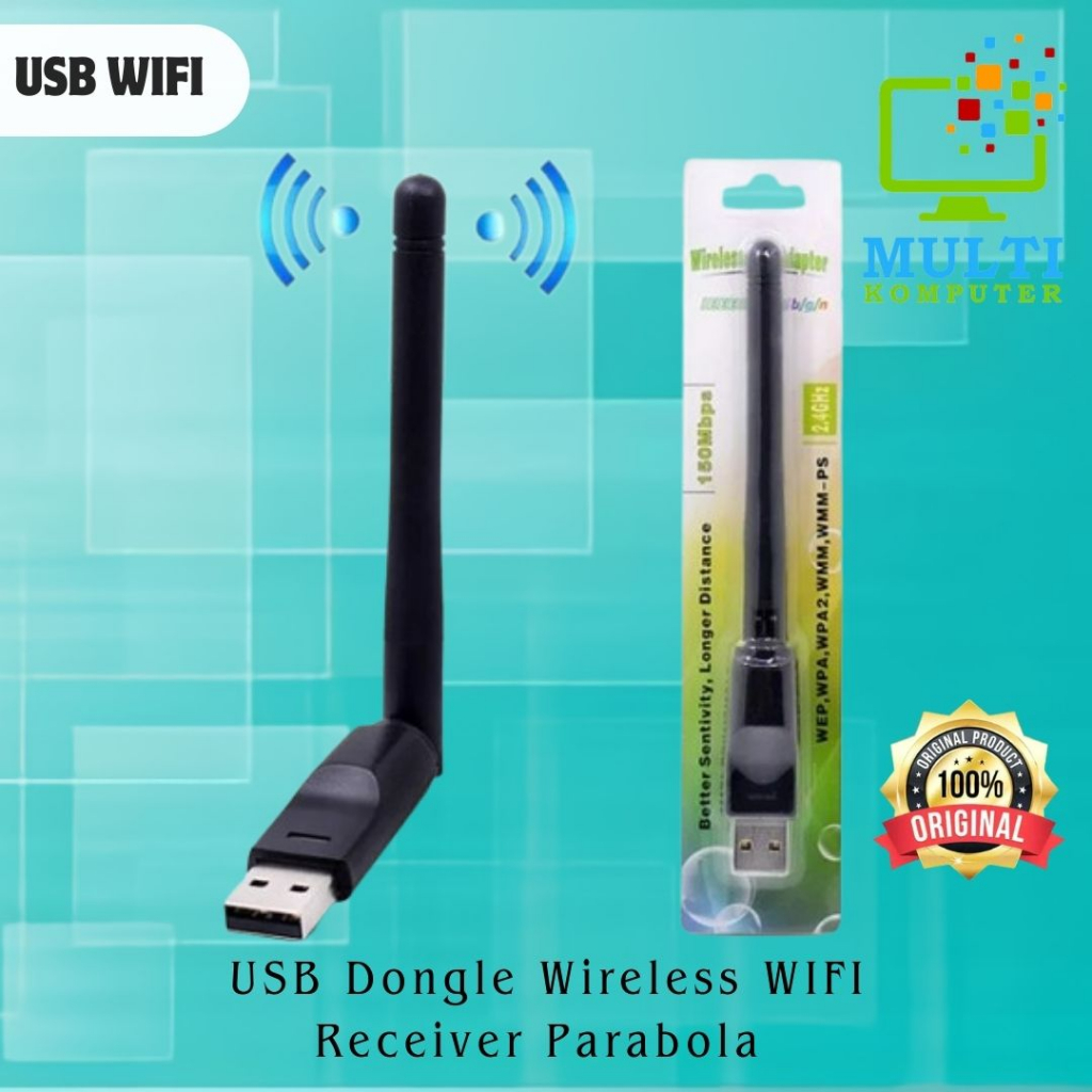 Jual USB WiFi Dongle MT 7601 Bisa Untuk Set Top Box & RCV Parabola 150mbps | Shopee Indonesia