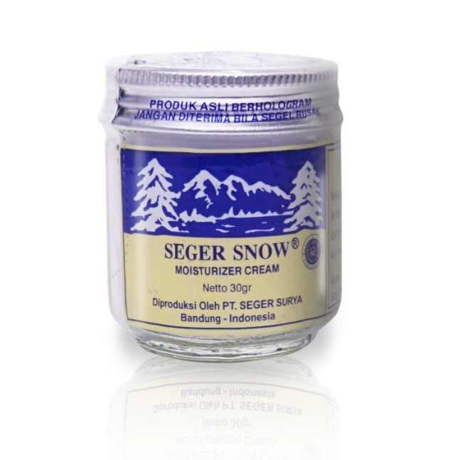 Jual SEGER SNOW MOISTURIZING CREAM BOTOL KACA 30GR | Shopee Indonesia