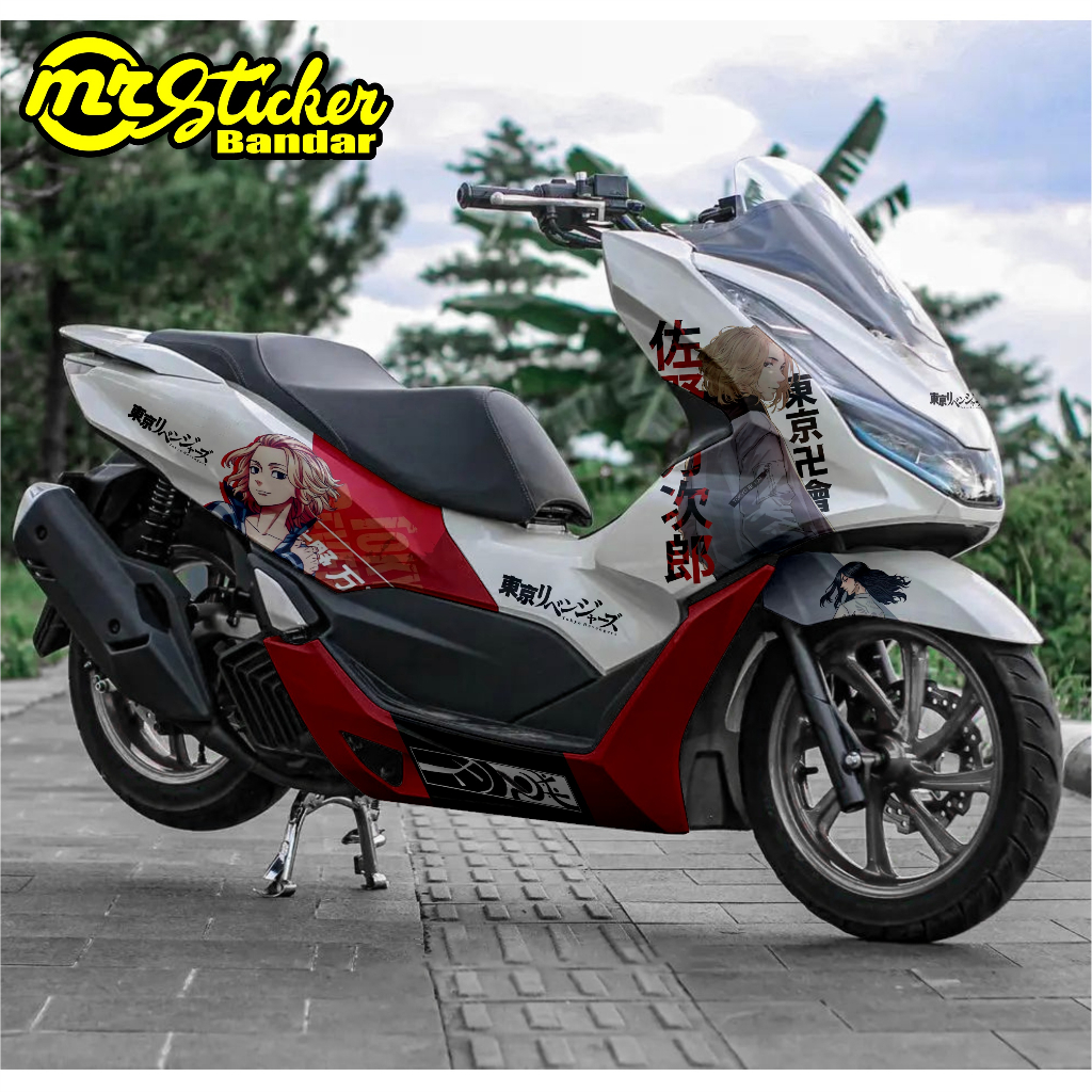 Jual Decal PCX anime Full Body Stiker PCX Full Body Full Blok Dekal PCX ...