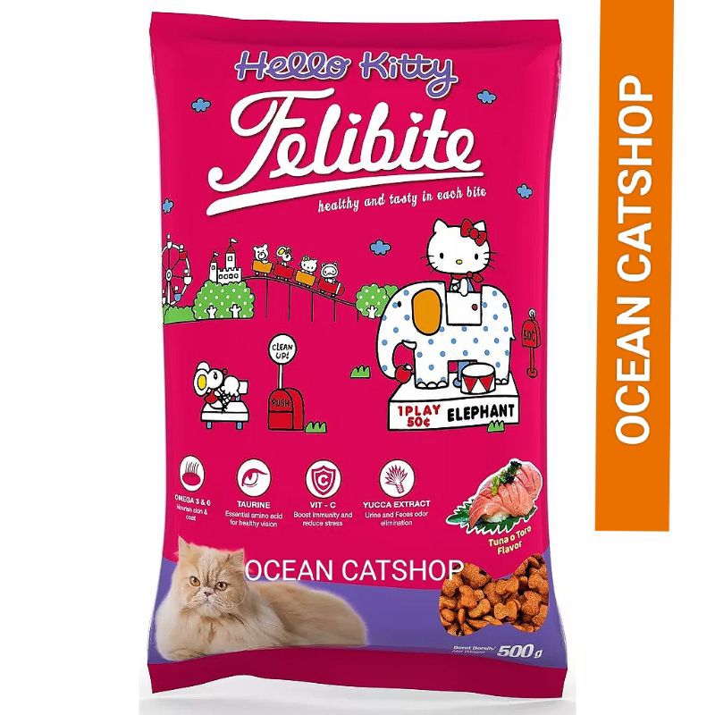 Jual makanan kucing felibite tuna o toro 500gr | Shopee Indonesia
