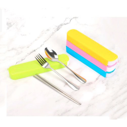 Jual Sendok Set 3in1 Besi Stainless Steel Set Alat Makan Sendok Garpu ...