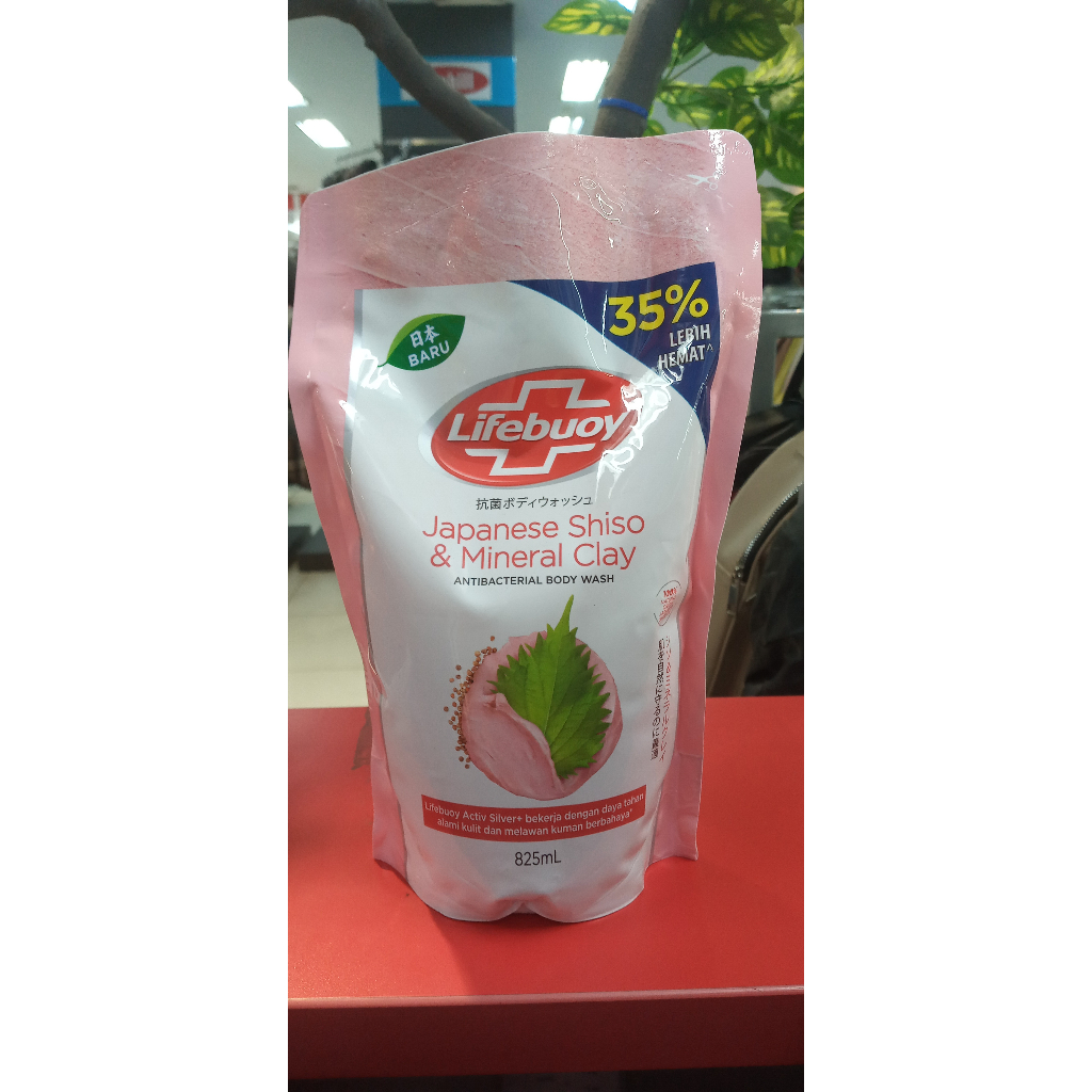 Jual SABUN LIFEBUOY BODY WASH JAPANESE SHISO & MINERAL CLAY 825ml spm ...