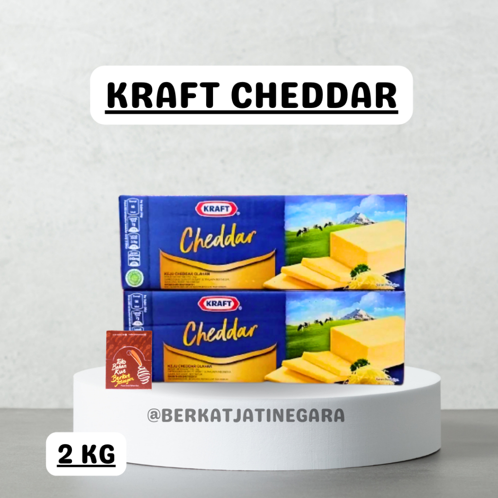 Jual KEJU KRAFT CHEDDAR 2 KG / CTN ( 8 PCS ) | Shopee Indonesia