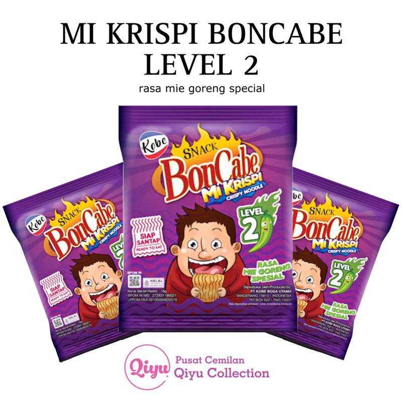 Jual Mi Krispi Boncabe Level 2 Mie Kremes Goreng Snack Viral Cemilan ...