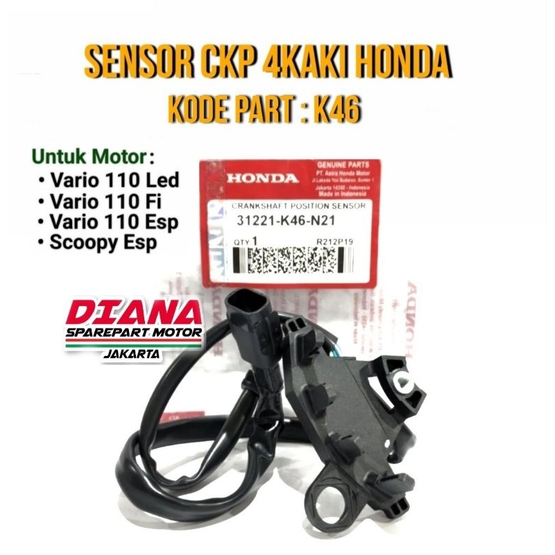 Jual Sensor Ckp Honda Vario 110 Led Fi Esp Scoopy Esp K46 | Shopee ...