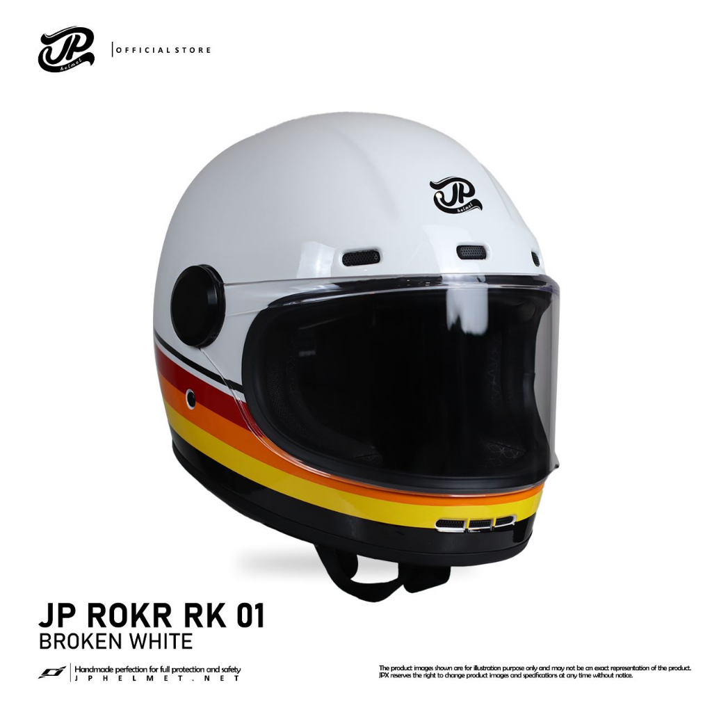 Jual Helm Fullface Retro JP Rokr - RK 01 | Shopee Indonesia