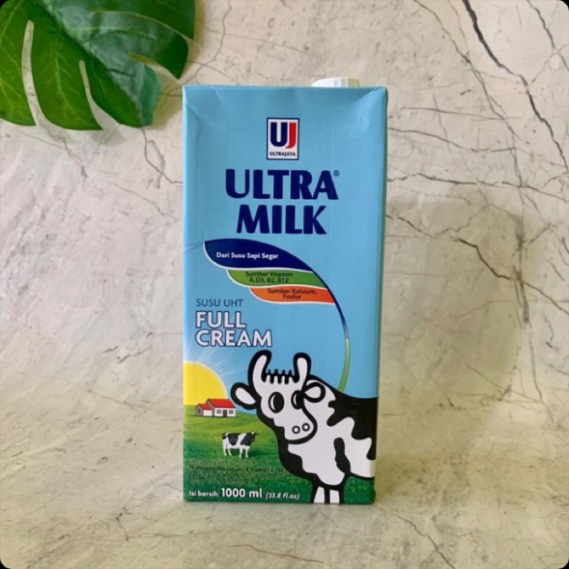 Jual Ultra Milk UHT Full Cream 1Liter | Shopee Indonesia
