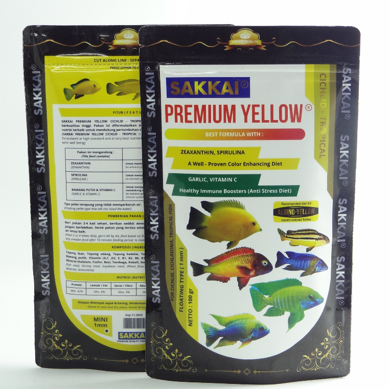 Jual Pelet SAKKAI Premium BLUE / YELLOW / RED 100 GRAM Setara akari ...