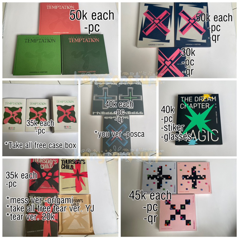 Jual ALBUM ONLY TXT part2 (baca desc) | Shopee Indonesia