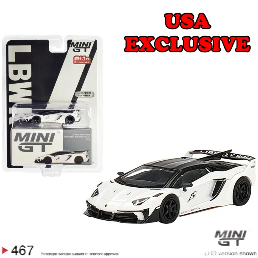 Jual MINI GT MIJO 467 - LB-Silhouette WORKS Lamborghini Aventador GT ...