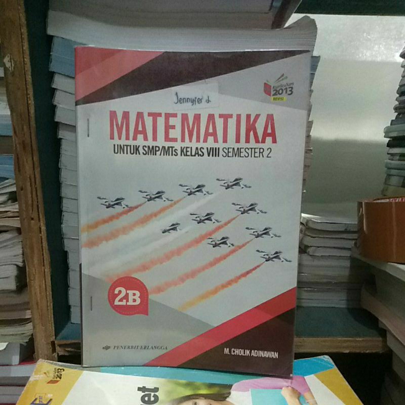 Jual buku bekas matematika 2B untuk SMP kelas 7 semester 2 penerbit Erlangga | Shopee Indonesia