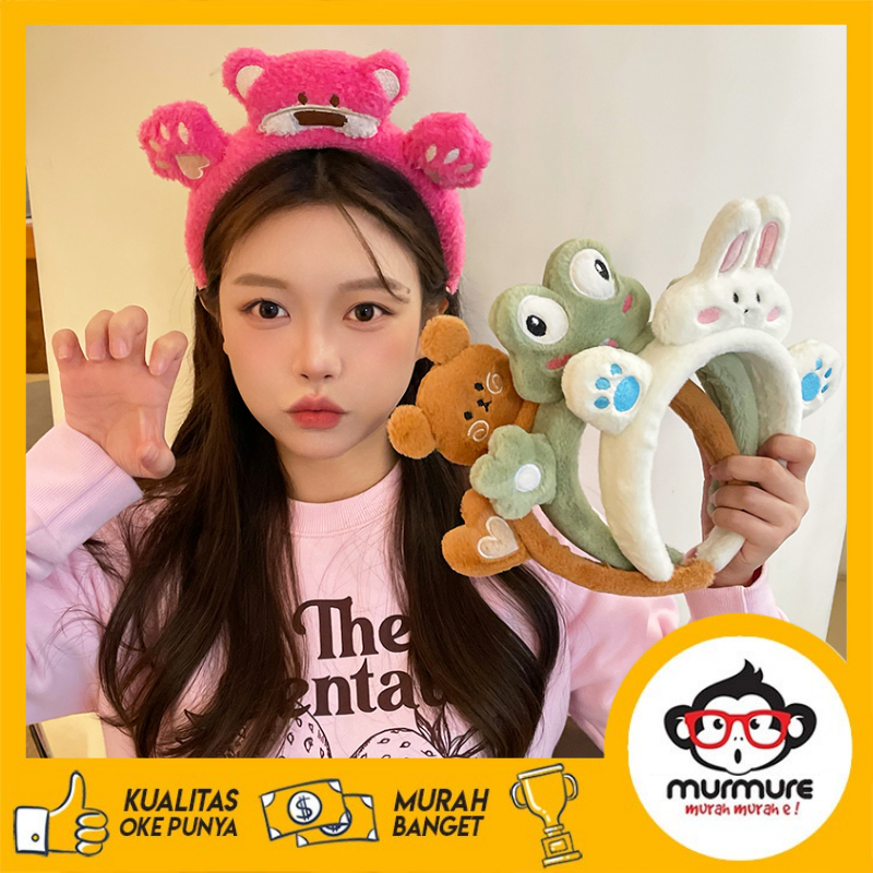 Jual MURMURE I KOREAN FLUFFY HEADBAND BANDO BONEKA 3D BANDO LUCU KOREA ...