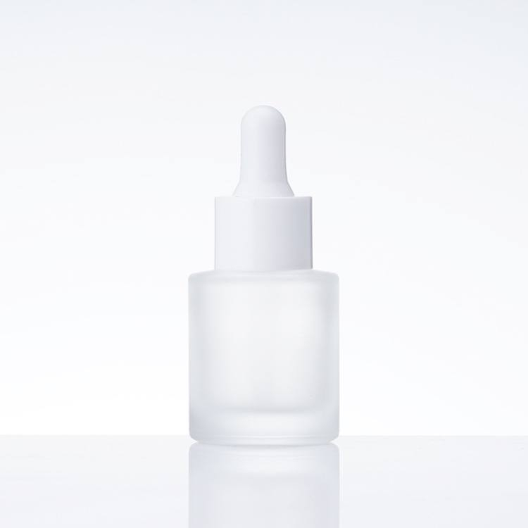 Jual Botol Serum pipet kaca 20 ml 15 ml lotion dropper bottle flat neck ...