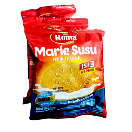Jual Biskuit Roma Marie Susu Biscuit Renceng 16,5 gr - isi 10 pcs Biskuit Snack Susu Keluarga ...