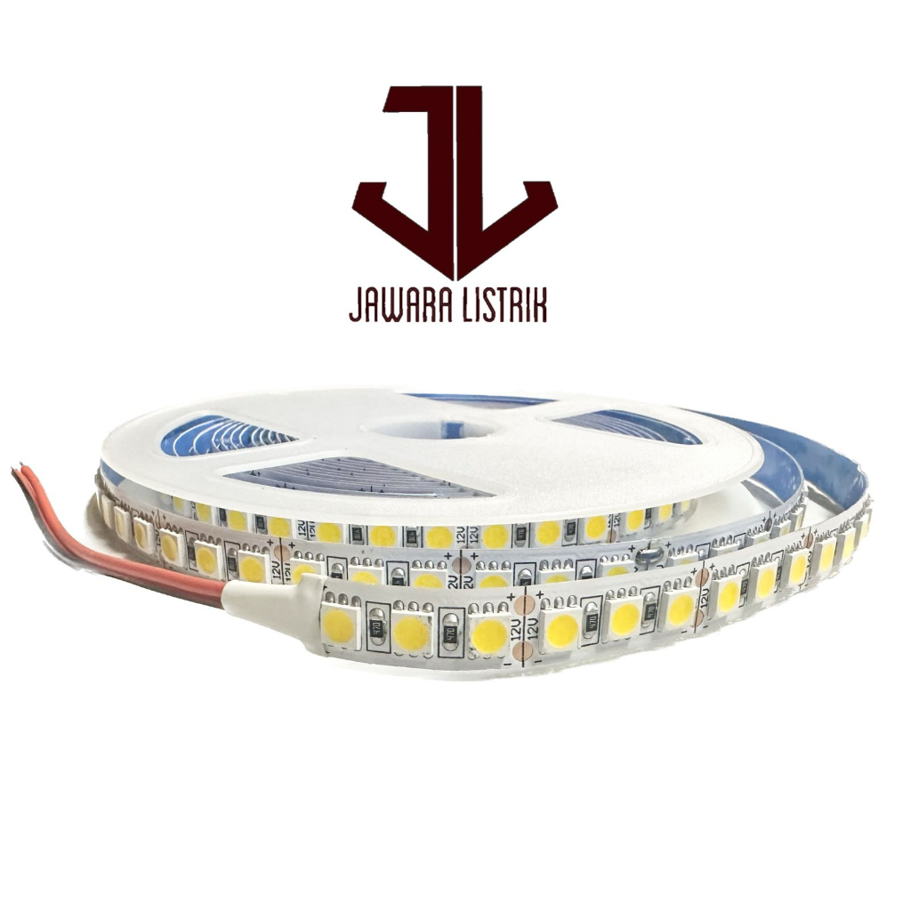 Jual YAMASAKI LAMPU LED STRIP 5050 SMD MATA BESAR 120 LED/M 12V 18W ...