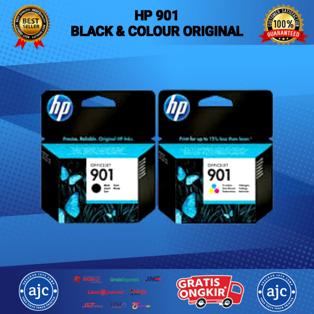 Jual TINTA HP 901 COLOUR ORIGINAL | Shopee Indonesia
